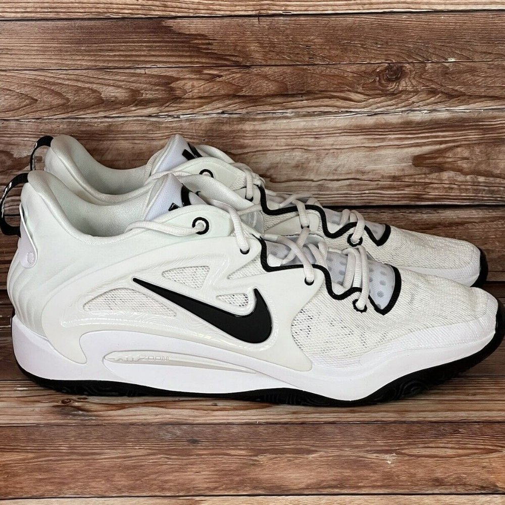 Nike Kd 15 Tb Low White Black Basketball Shoes Men’s … - Gem
